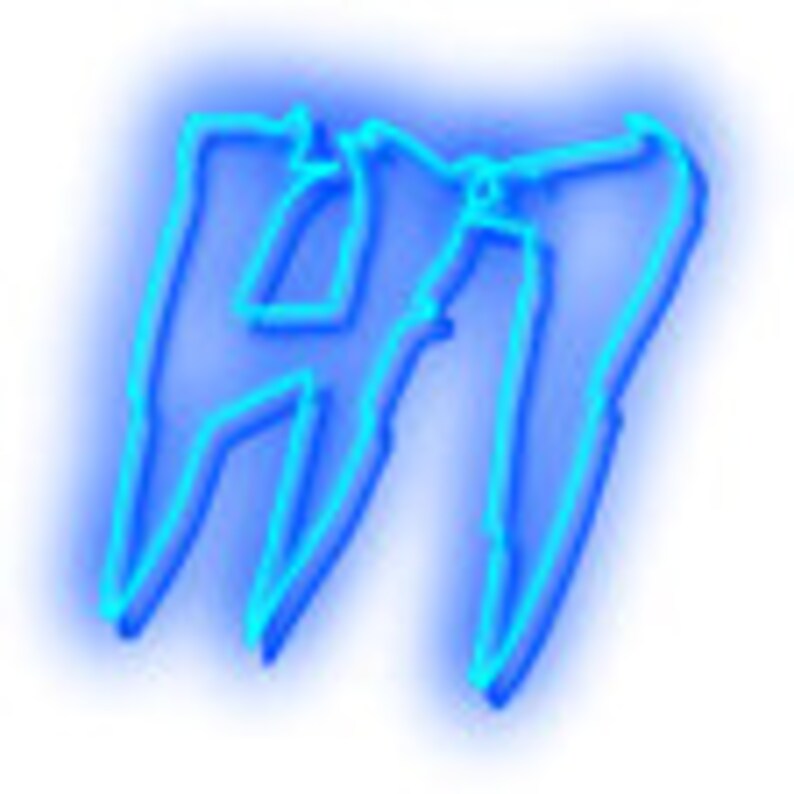 Twitch Emotes Thunder Text Blue Electric PNG With Transparent ...