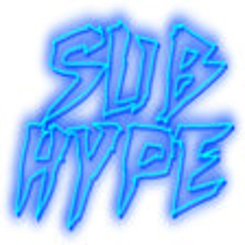 Twitch Emotes Thunder Text Blue Electric PNG With Transparent ...