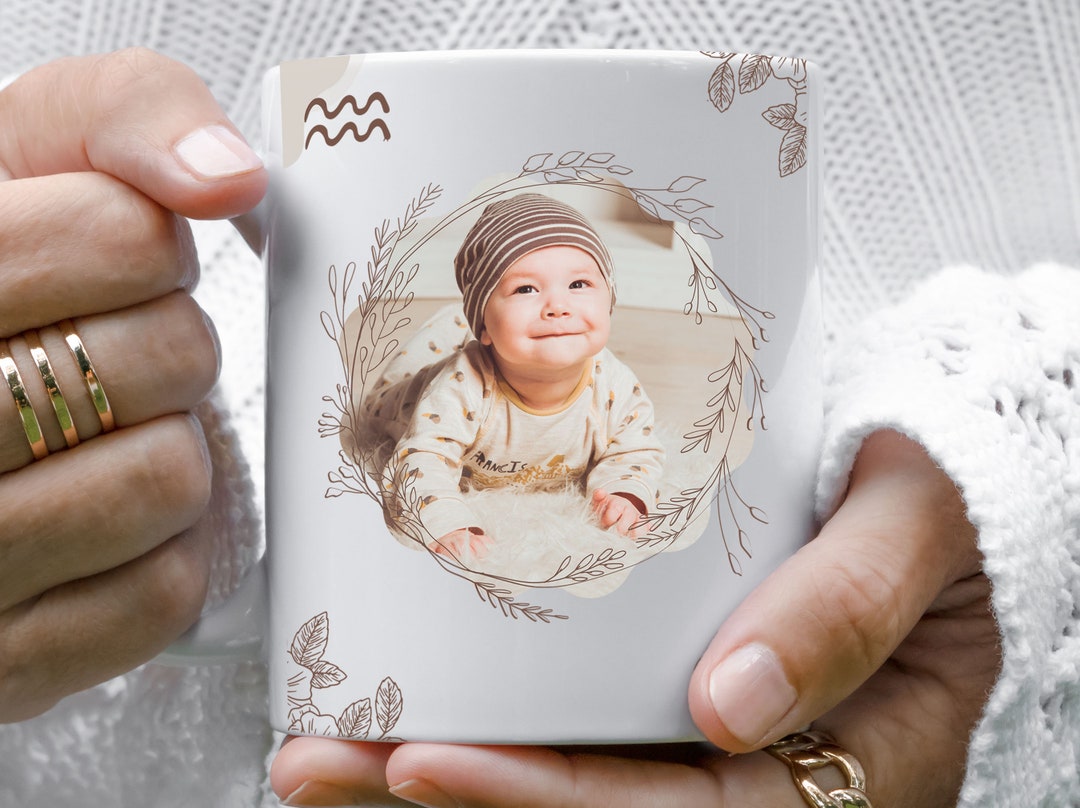 Custom Baby Photo Mug, Baby Face Gift Mug, Little Bundle of Joy ...
