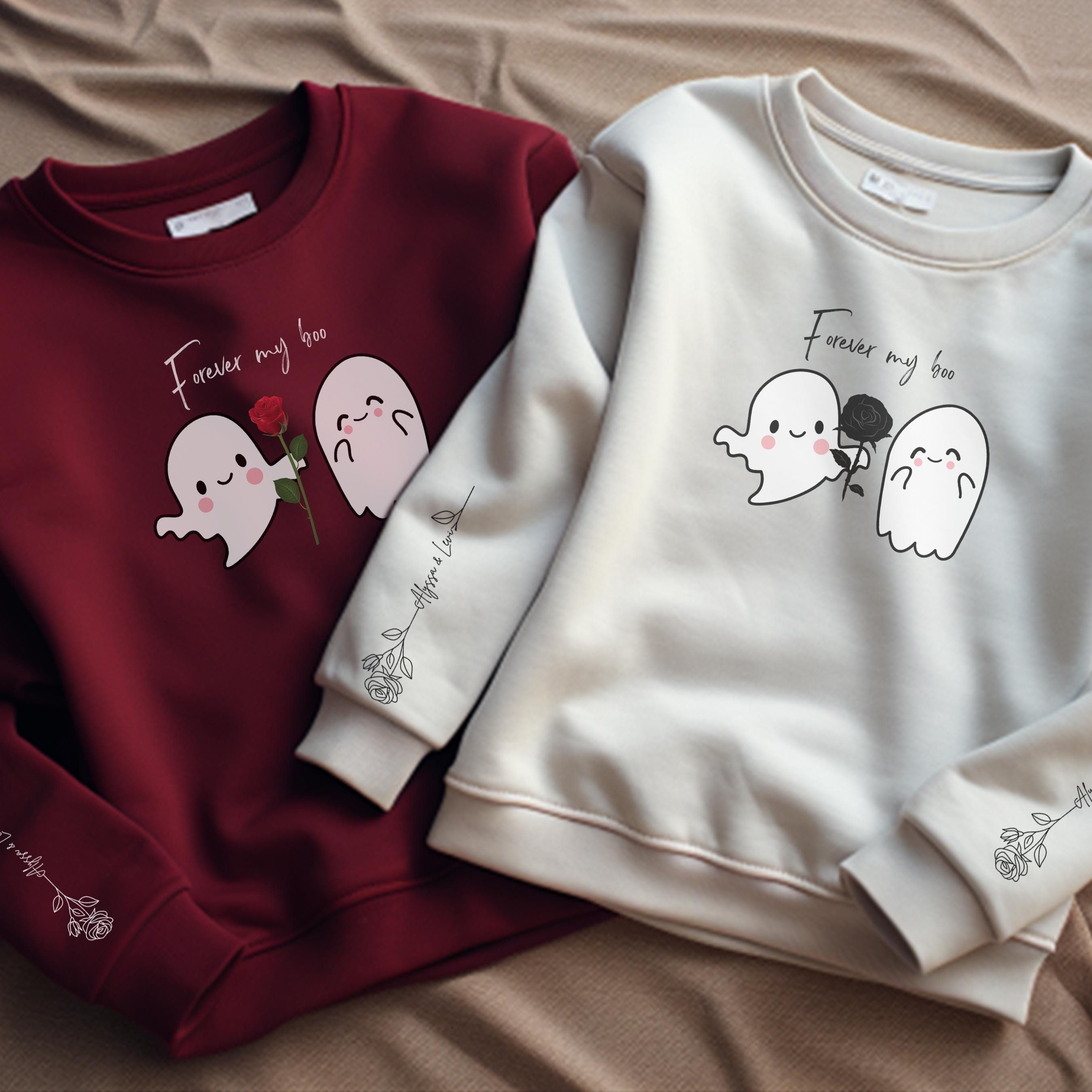 Custom Matching Couple, Forever My Boo Matching Couples Shirt, Matching ...