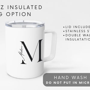 Custom Personalized Mug, Custom Monogram Mug, Company Branding ...