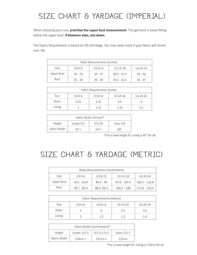 PDF Qixiong Hanfu Dress Hanfu Sewing Pattern US 0-24 | Tang Dynasty ...