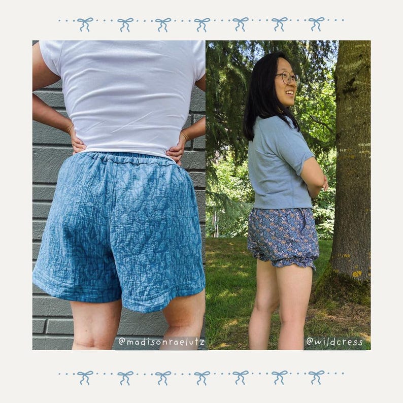 Fawn Bloomer Shorts ⊹ PDF Sewing Pattern US 0-28 ⊹ Size Inclusive - Etsy