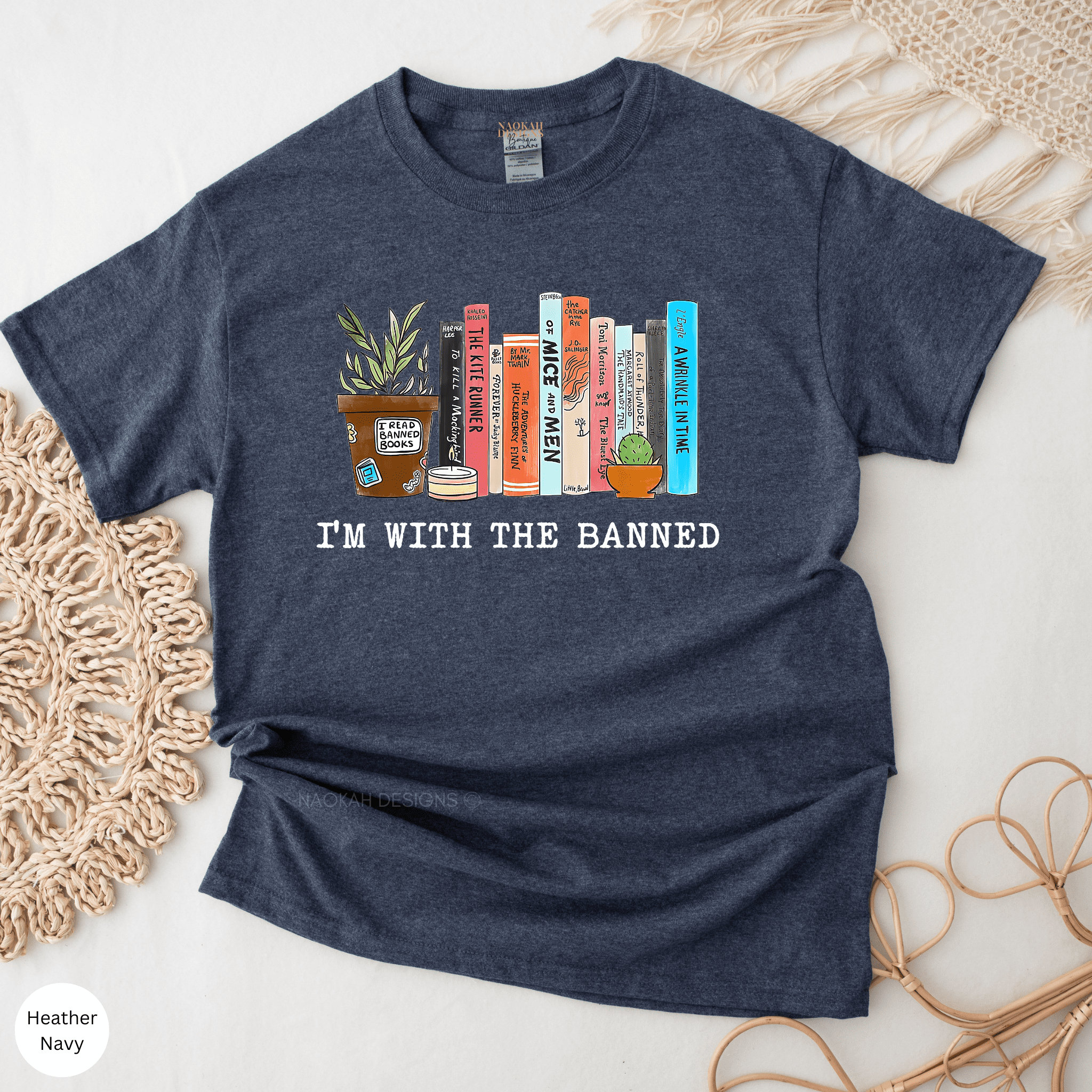 I'm With the Banned, Banned Books Shirt, Banned Books Sweatshirt ...