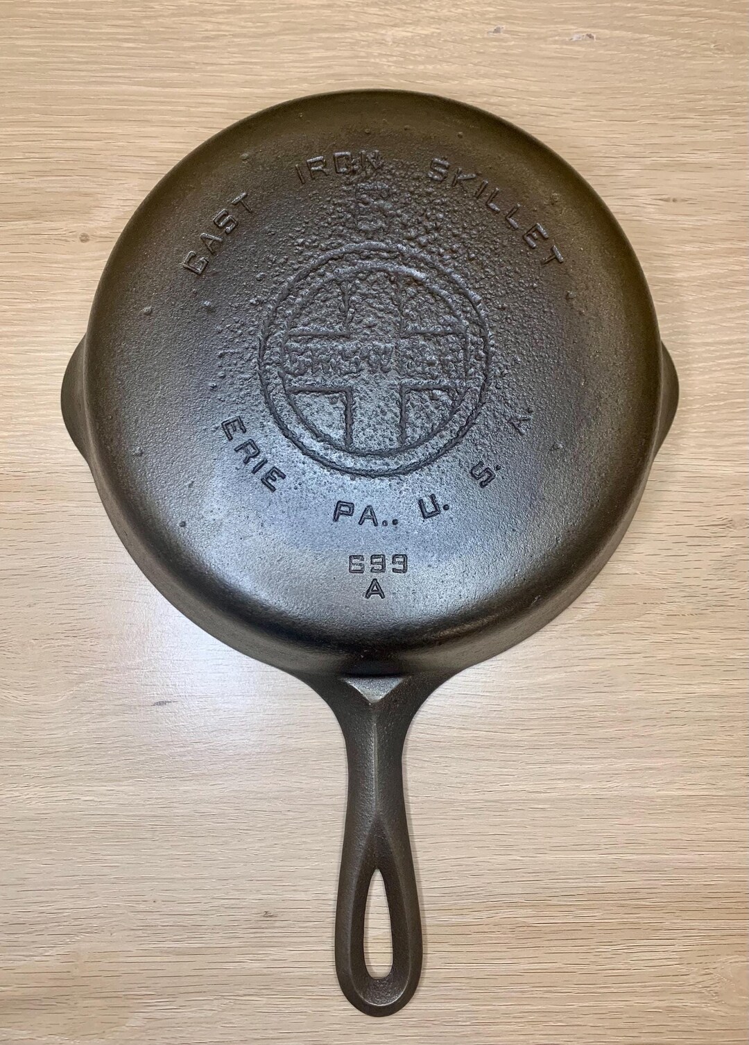Griswold No. 6 Large Block Cast Iron Skillet 699A - Etsy