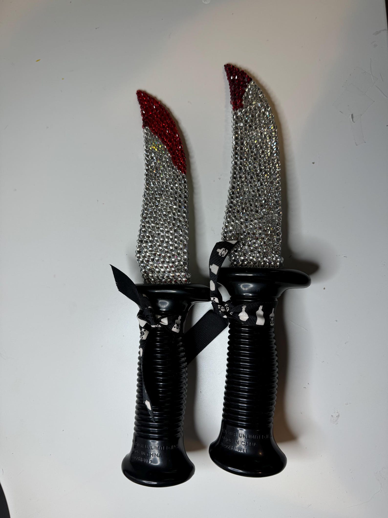 Ghostface Devil Bling Mask Set With Matching Knife, Rhinestone ...