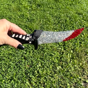 Ghostface Devil Bling Mask Set With Matching Knife, Rhinestone ...