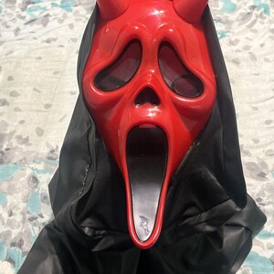 Ghostface Devil Bling Mask Set With Matching Knife, Rhinestone ...