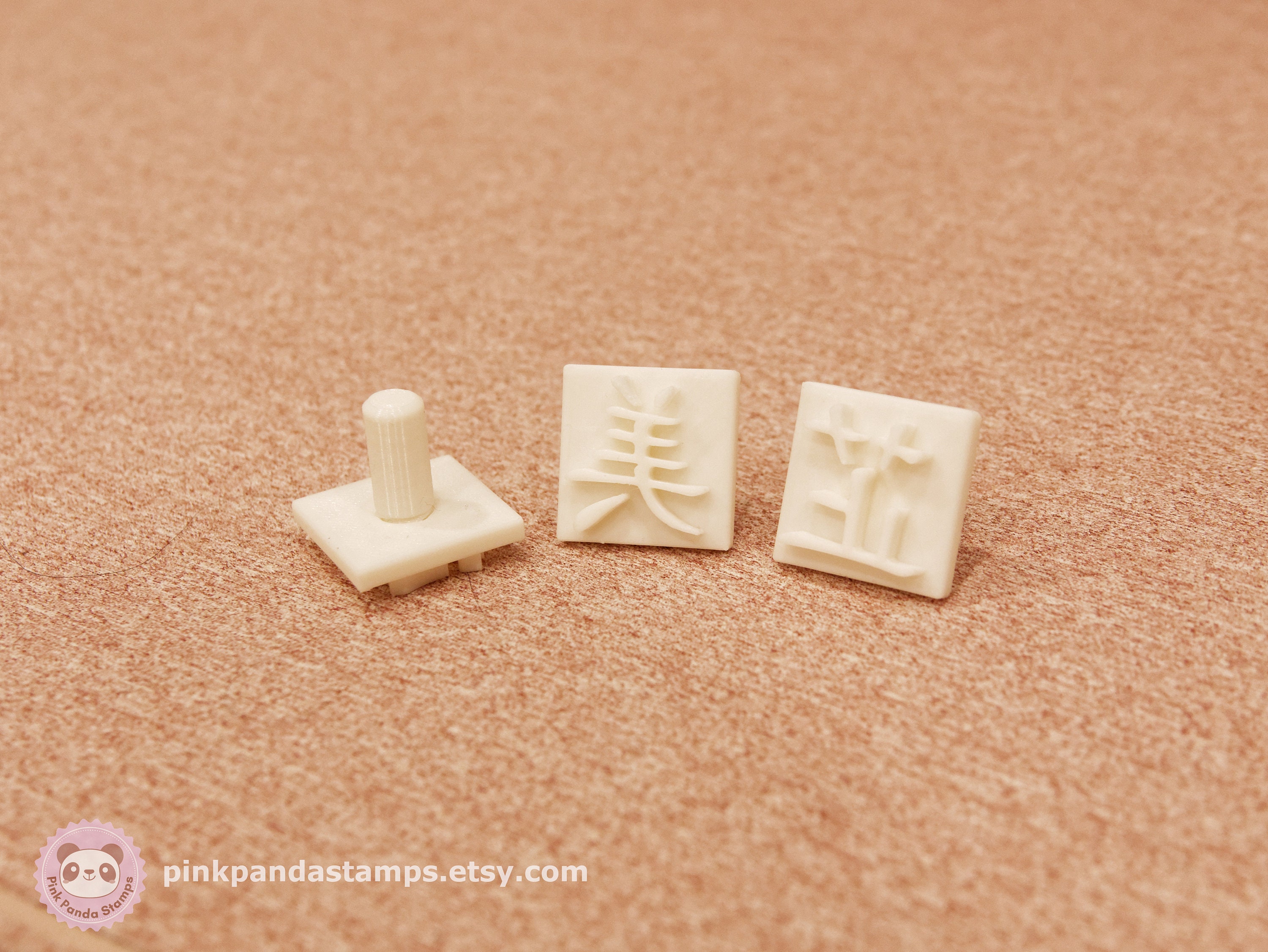 Custom Chinese Character Pottery, Clay or Playdough Stamps ...