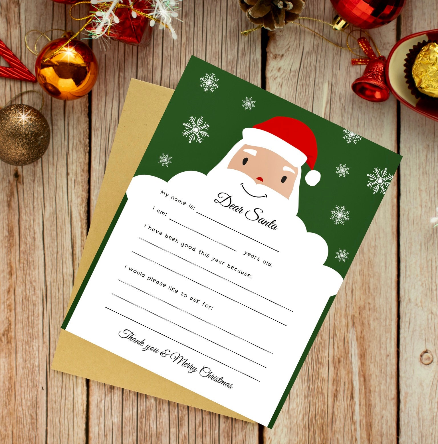 Santa List Png Christmas Letter Png Christmas Craft Png a Dear Santa ...