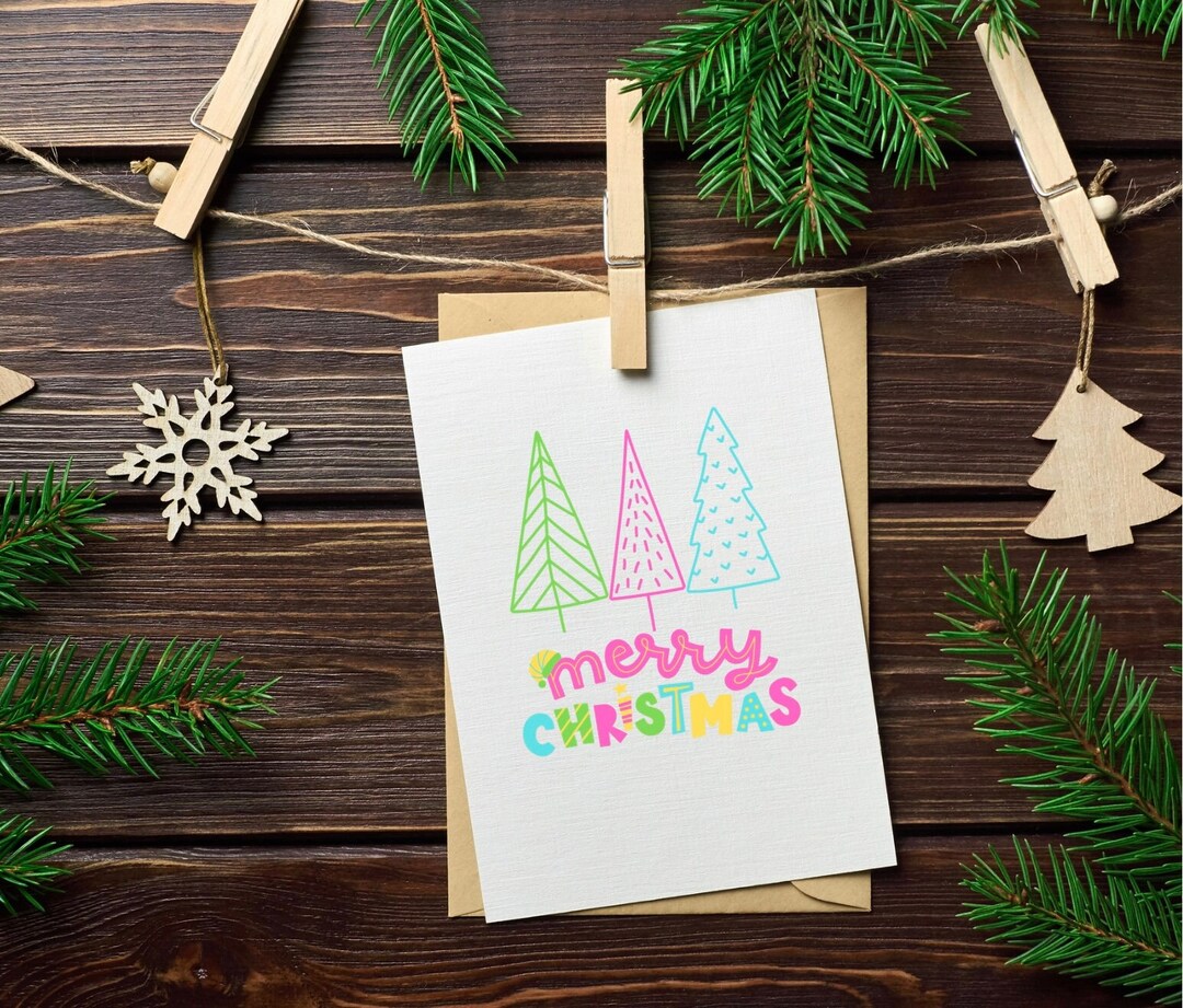Christmas Card Svg Merry Christmas Svg Diy Christmas Svg Card Svg ...