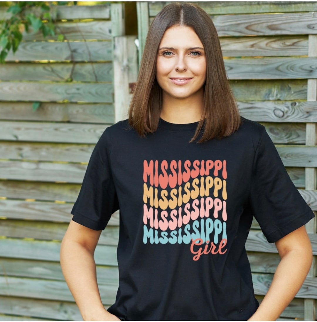 Mississippi Shirt Mississippi Girl Shirt Gift for Her Long Tshirt State ...