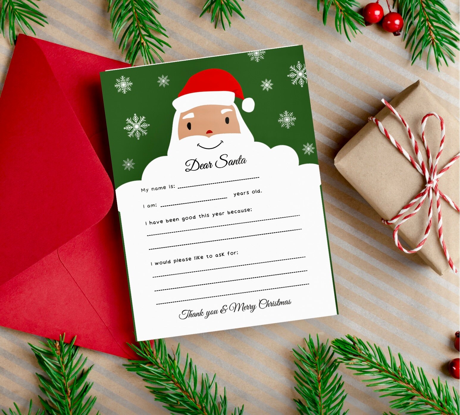 Santa List Png Christmas Letter Png Christmas Craft Png a Dear Santa ...