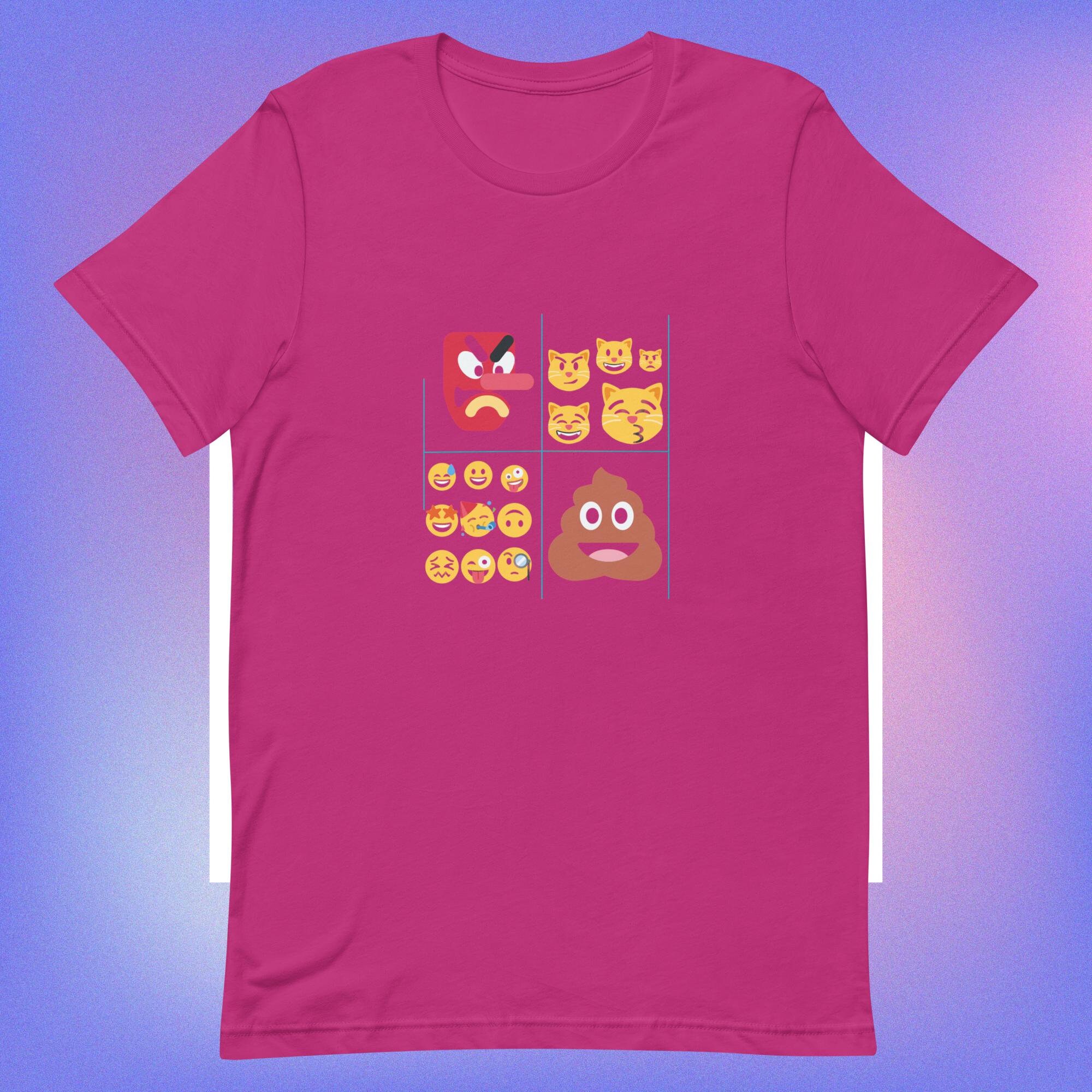 Emoji Emoji Design Emoji T-shirt Emoji Unisex T-shirt - Etsy