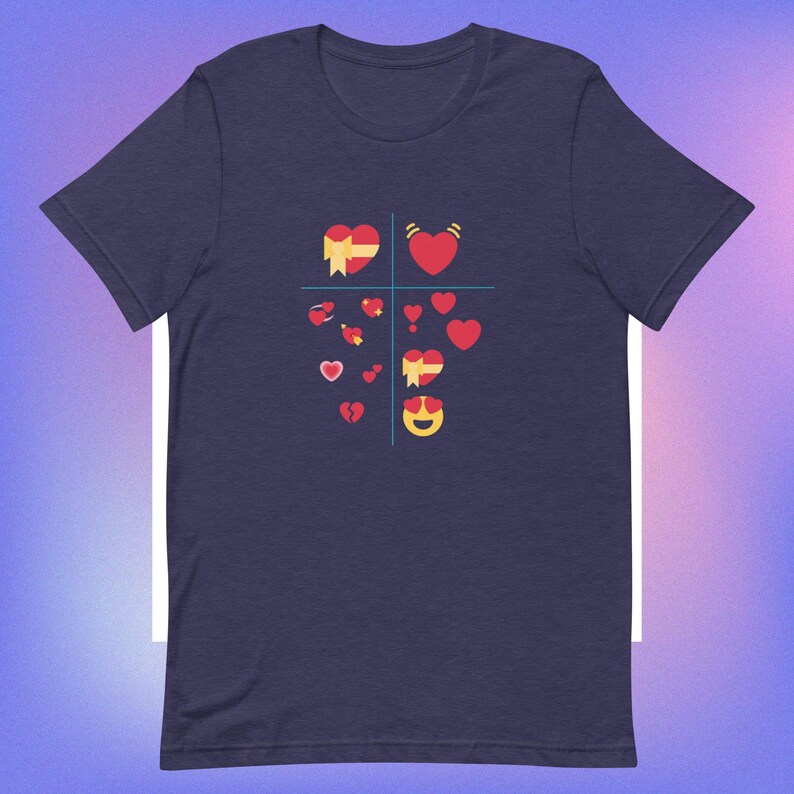 Heart Emoji Heart Emoji Design Heart Emoji T-shirt Emoji Unisex T-shirt ...