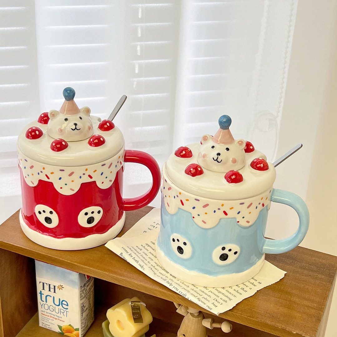 Cute Ceramic Cup Mug - Etsy