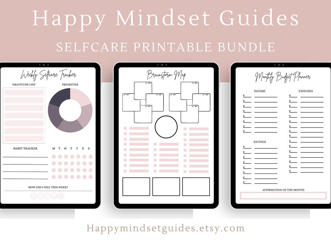 Selfcare Printable Bundle - Etsy