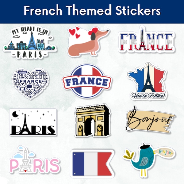 Paris Sticker - Etsy