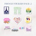 Italy Waterproof Die-cut Stickers Set 2, Water Resistant, Laptop Decal ...