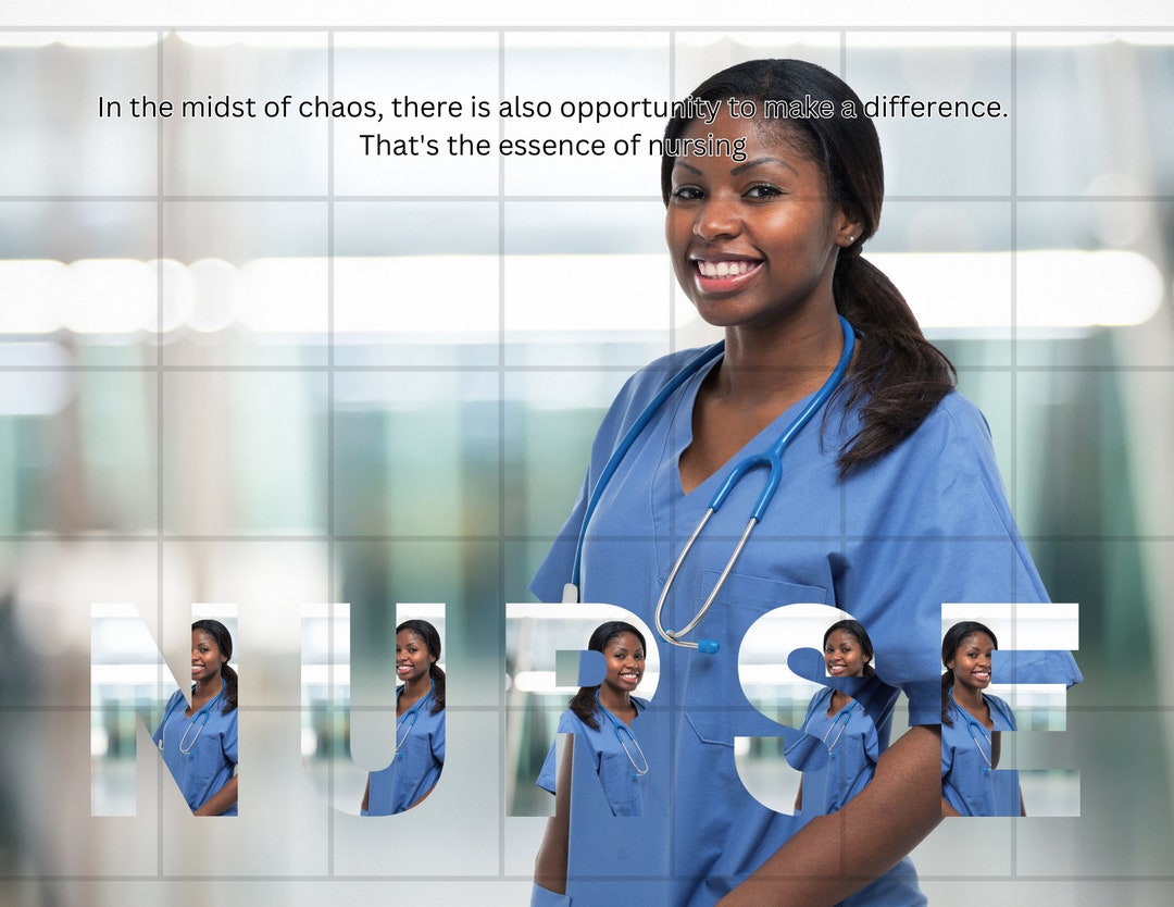 Editable Canva Nurse Frame - Etsy