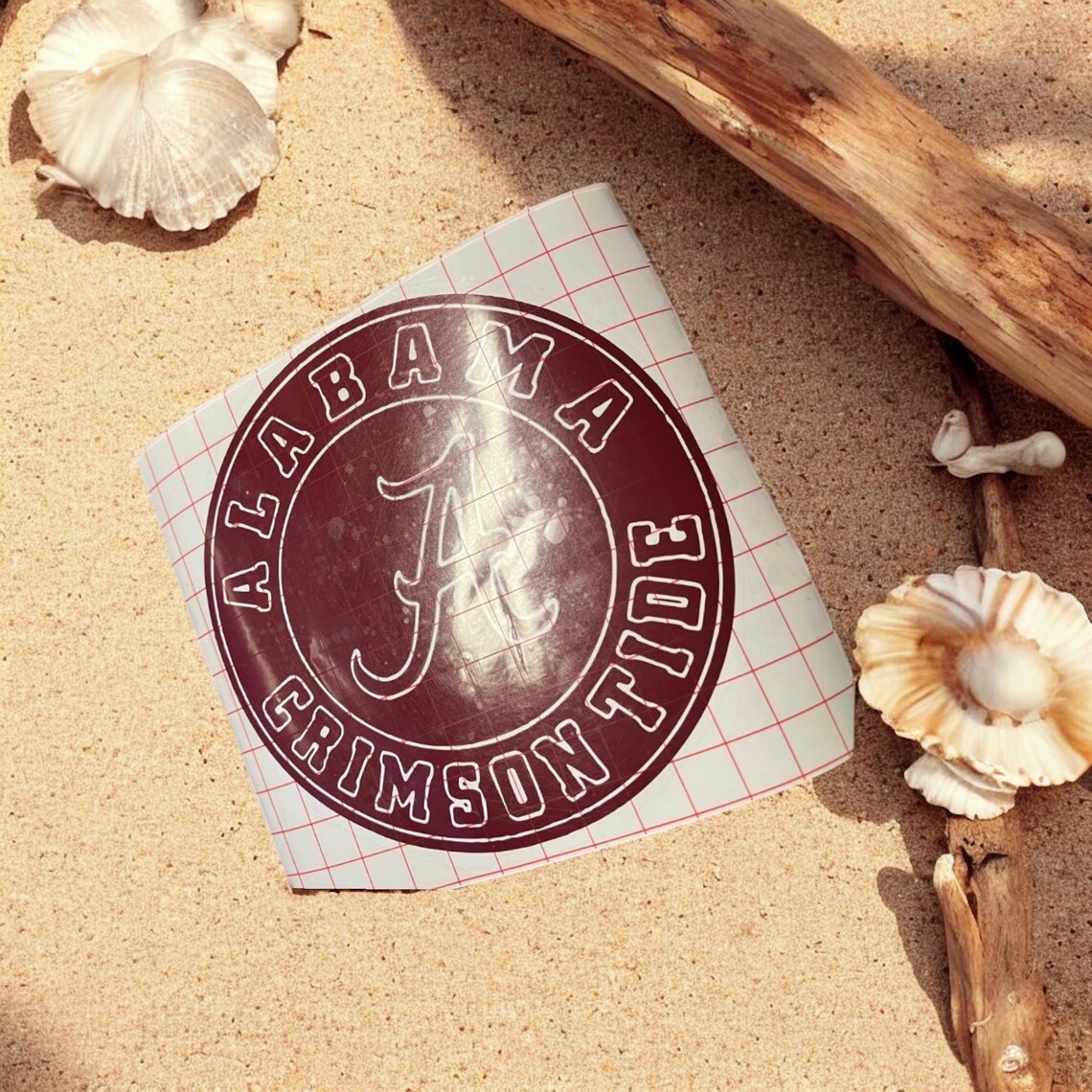 Alabama Crimson Tide Car Decal - Etsy