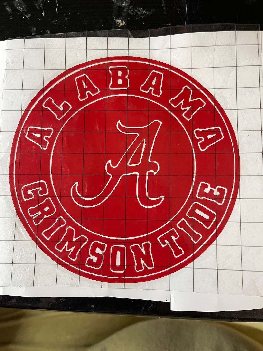 Alabama Crimson Tide Car Decal - Etsy