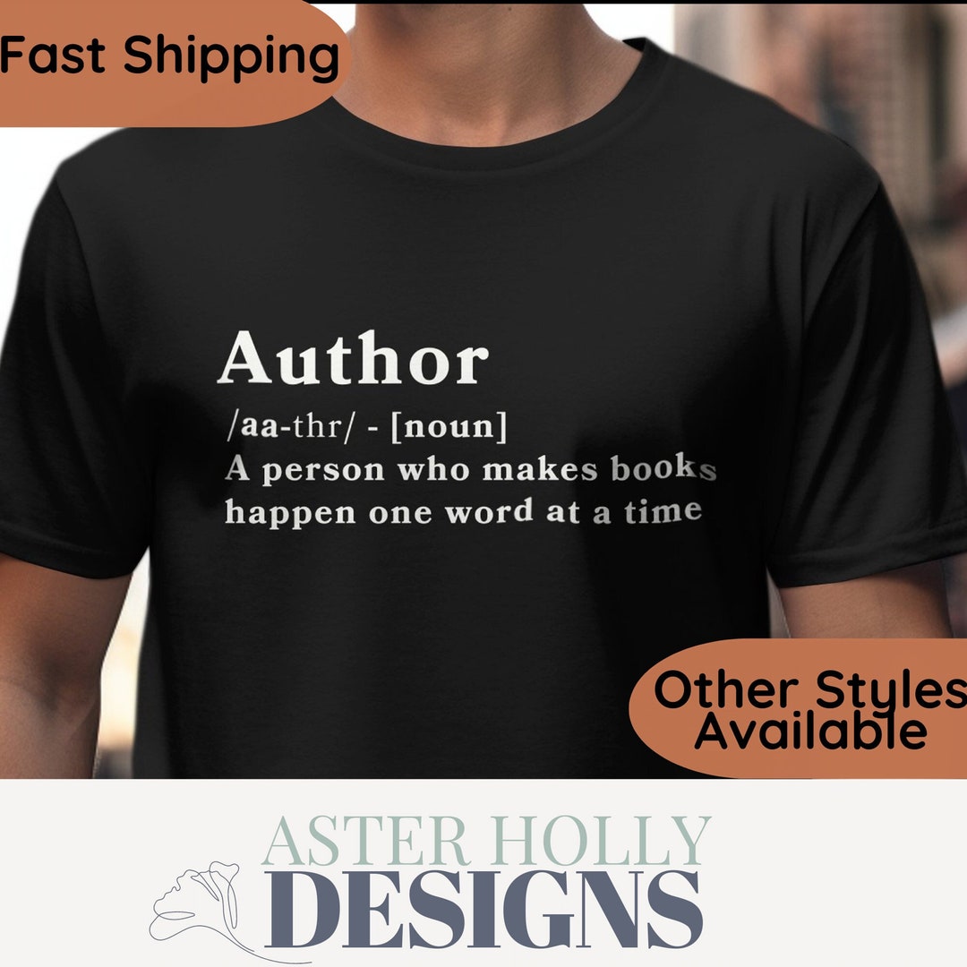 Writer or Author Shirt T Shirt Long Sleeve Sweatshirt or - Etsy