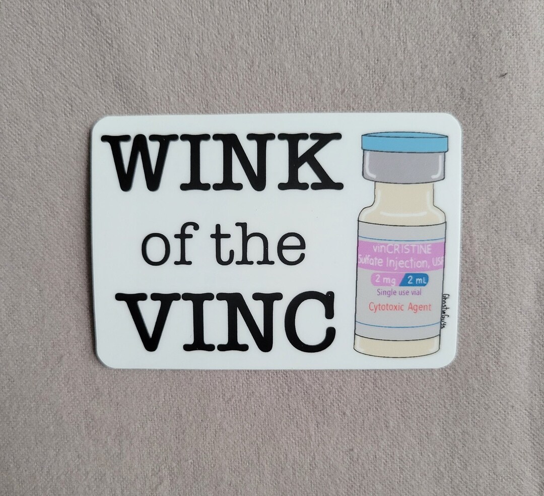 Wink of the Vinc Sticker - Etsy