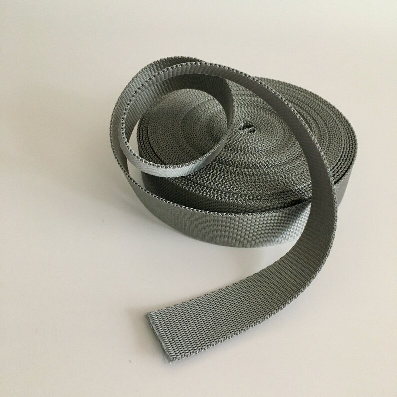 Heavy Duty Polypropylene Webbing "dark Grey" 3cm ( 1,18") 10/15/25 ...