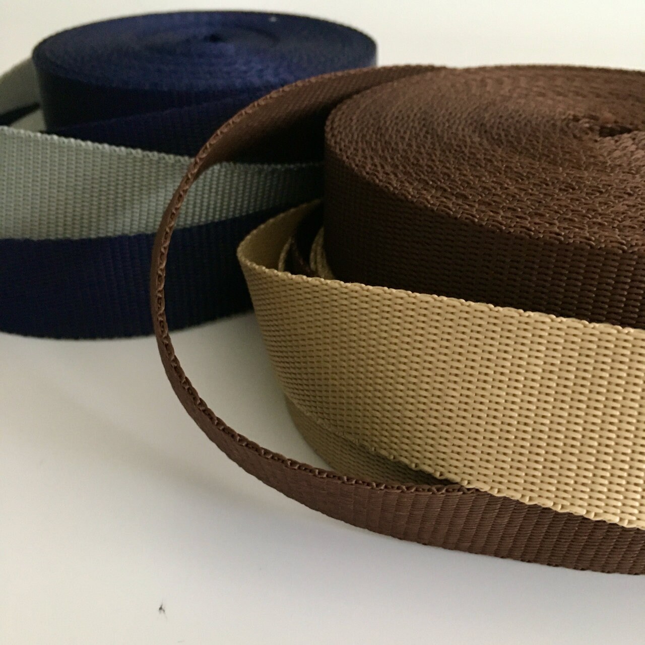 Heavy Duty Polypropylene Webbing "beige" 3cm ( 1,18") 10/15/25 Metres ...
