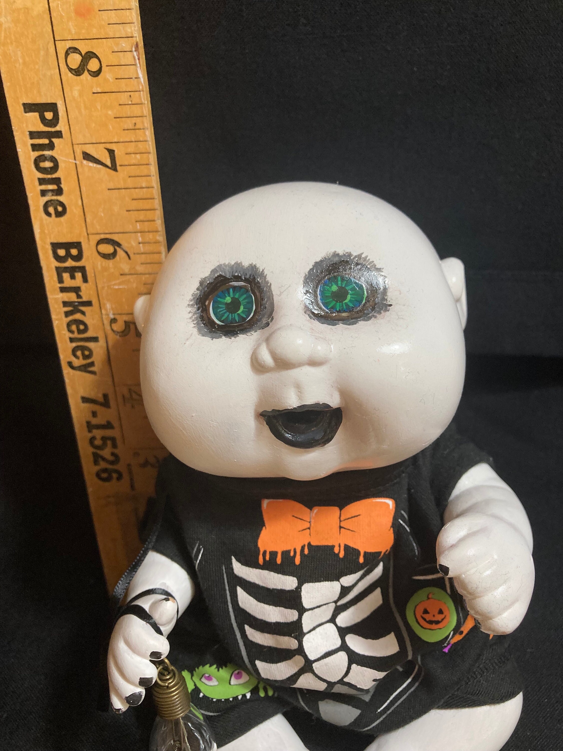 P&W Baby Uncle Fester Addams Family Doll Cute Creepy Kid - Etsy
