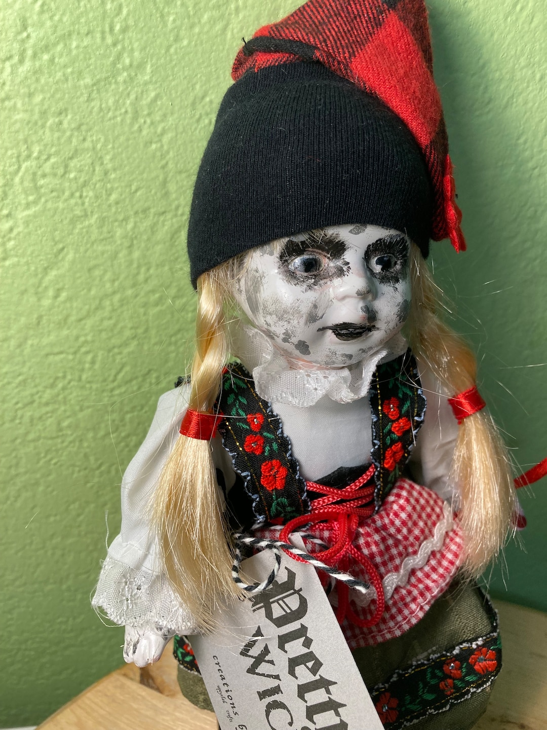 P&W Creepy Christmas Zombie Troll Doll Christmas Art Doll - Etsy