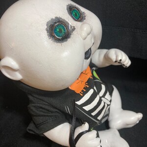 P&W Baby Uncle Fester Addams Family Doll Cute Creepy Kid - Etsy