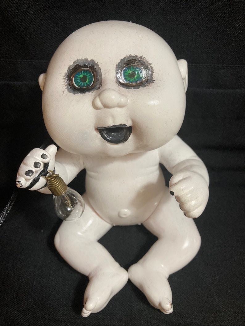P&W Baby Uncle Fester Addams Family Doll Cute Creepy Kid - Etsy