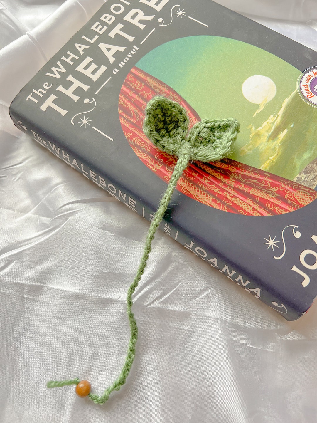 Crochet Sprout Bookmark, Handmade Acrylic Yarn Leaf - Etsy