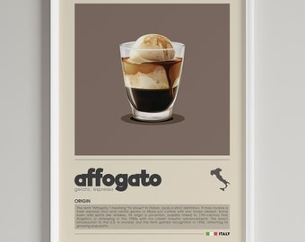 Cinnamon Rolls Poster Minimalist Swedish Dessert Art Deco Kitchen, Cafe ...