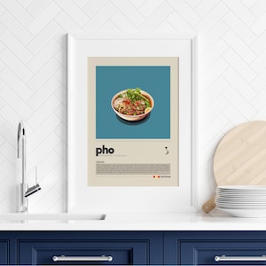 Pho Poster: Minimalist Vietnamese Food Art (digital Download) - Etsy