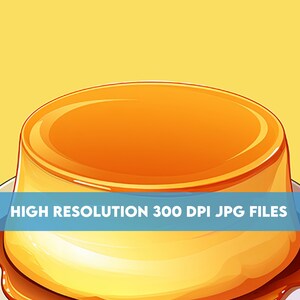 Flan Poster: Minimalist Spanish Dessert Art (digital Download) - Etsy