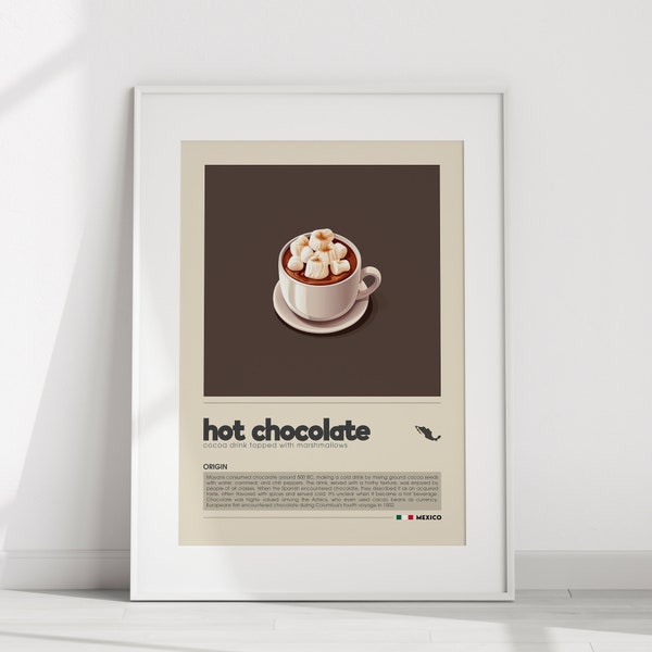 Hot Chocolate Poster - Etsy