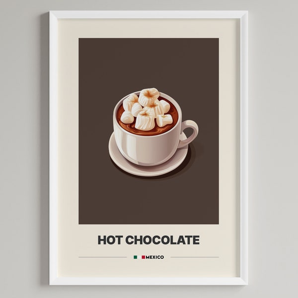 Hot Chocolate Poster - Etsy