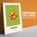 Samosas Poster | India Food | Minimalist Cafe Art Deco | Printable ...