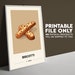 Biscotti Poster | Italian Dessert | Minimalist Cafe Decor | Printable ...