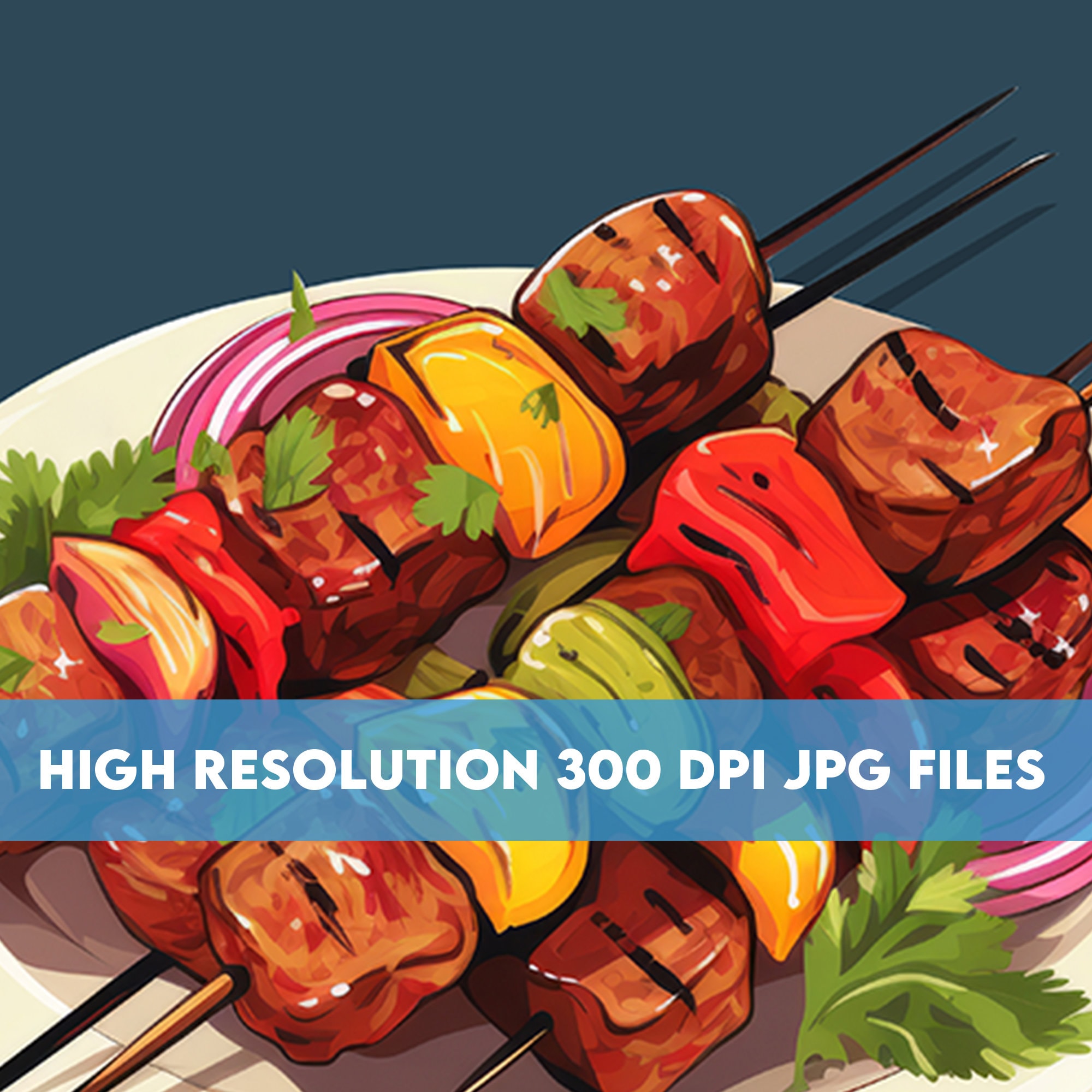 Kebabs Poster | Turkish Food | Minimalist Cafe Art Deco | Printable ...