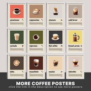 Mocha Poster | Yemenis Coffee | Minimalist Cafe Decor | Printable ...