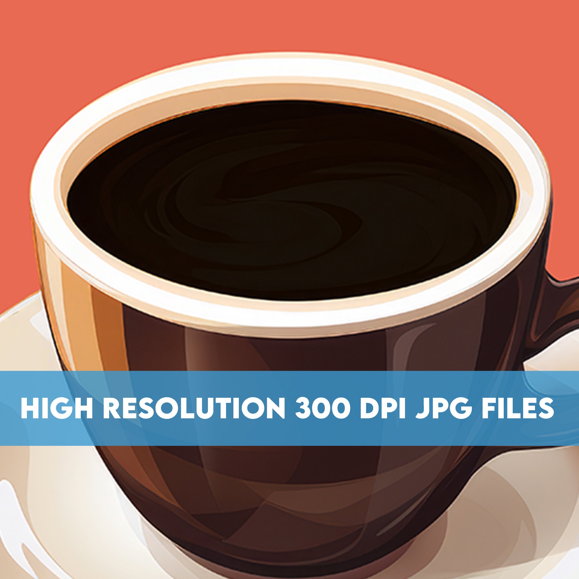 Americano Poster Minimalist Italian Coffee Art Caffe Illustration Cafe ...