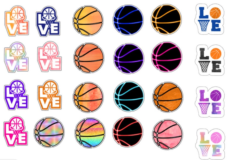 Custom Waterproof Stickers: Baseball, Softball, Football, Basketball ...