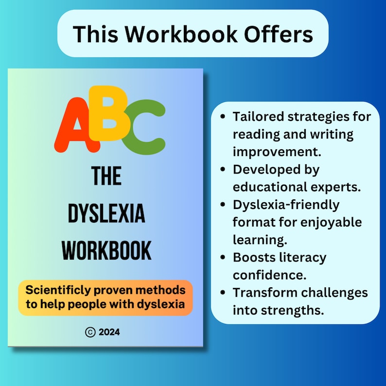 The Dyslexia Workbook Dyslexia Workbook, Learn Disabilities, Reading ...