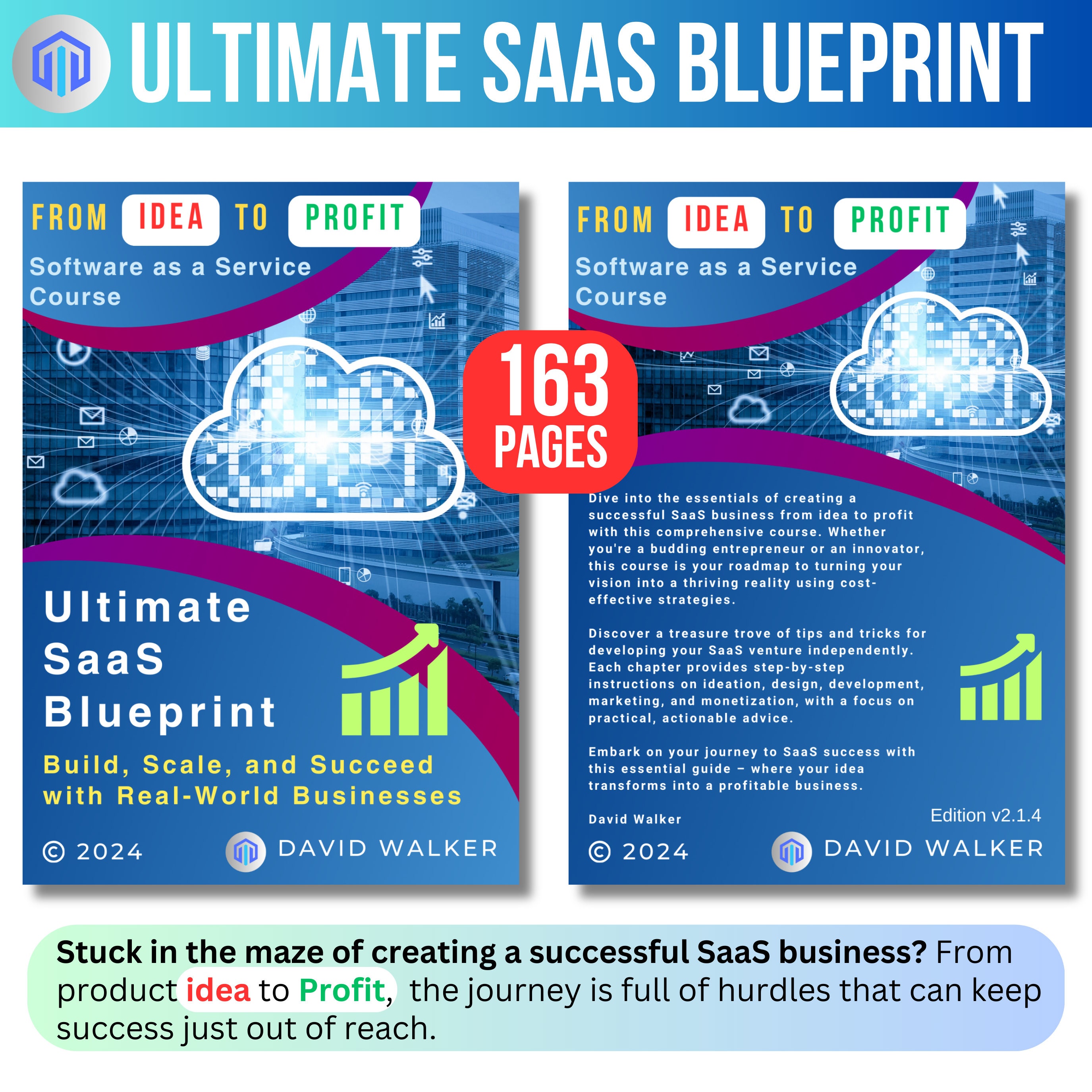 Saas Idea to Profit Bundle, Saas Blueprint, Cloud Business Educational ...