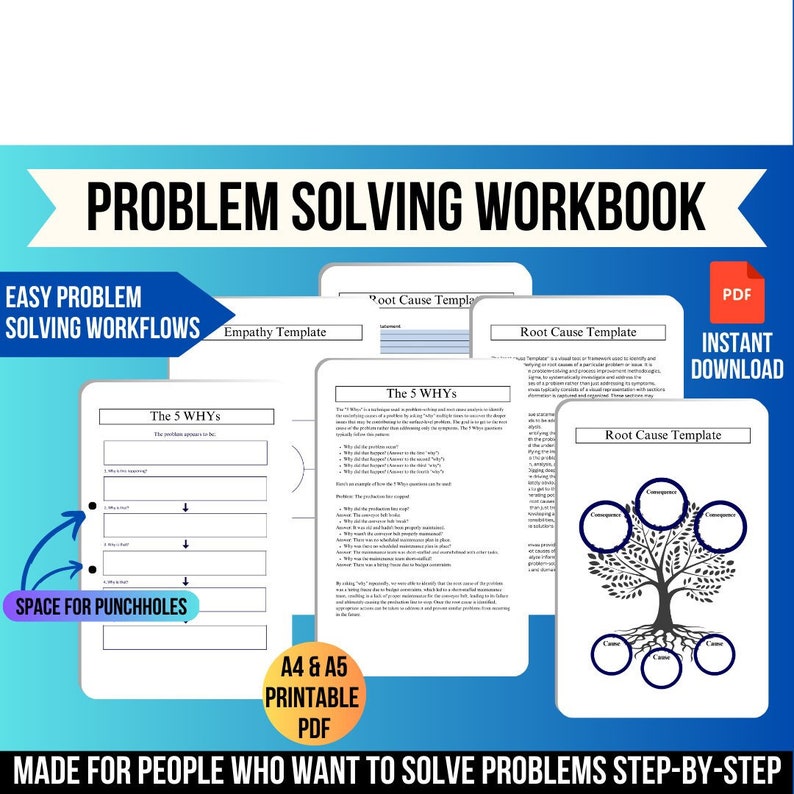Problem Solving Workbook, Problem Solving Kit, Workbook Solutions, Effective Solving, Practical ...