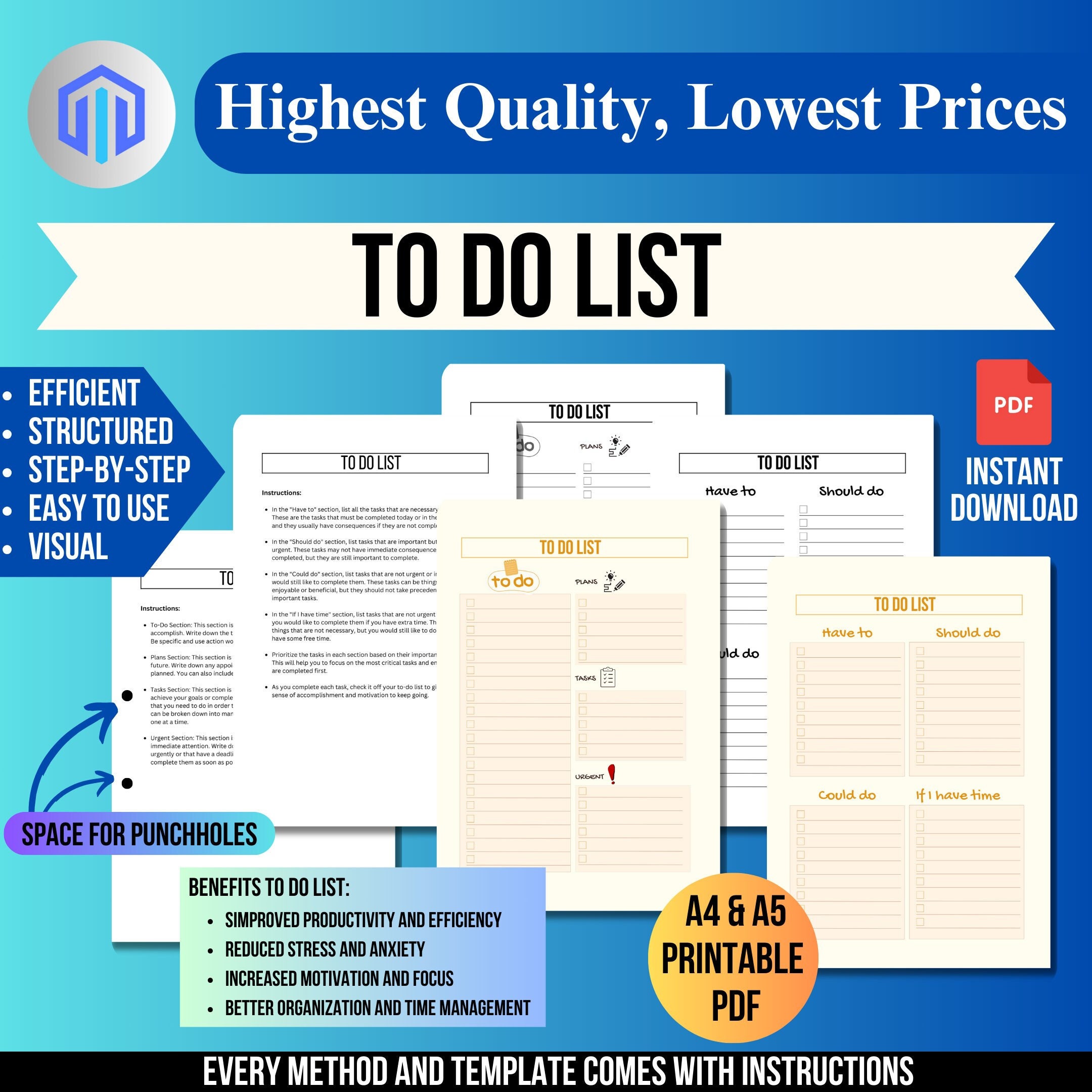 To Do List, Task Organiser, Professional Planner, Productivity Too ...